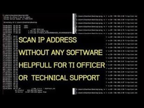 How to scan all IP Addresses in your LAN without any software | How To ...